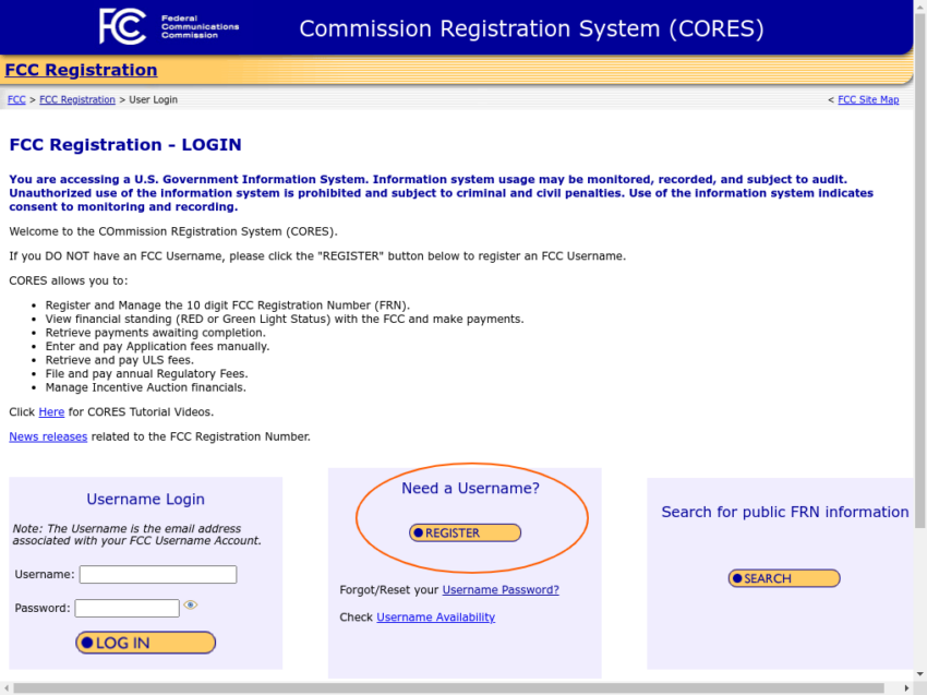 Get an FCC Username and FRN (FCC Registration Number) – Prometheus ...