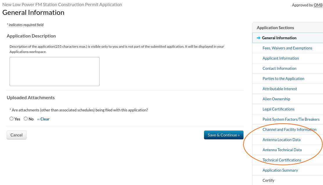 FCC Low Power FM Application, Technical Sections – Prometheus Radio Project